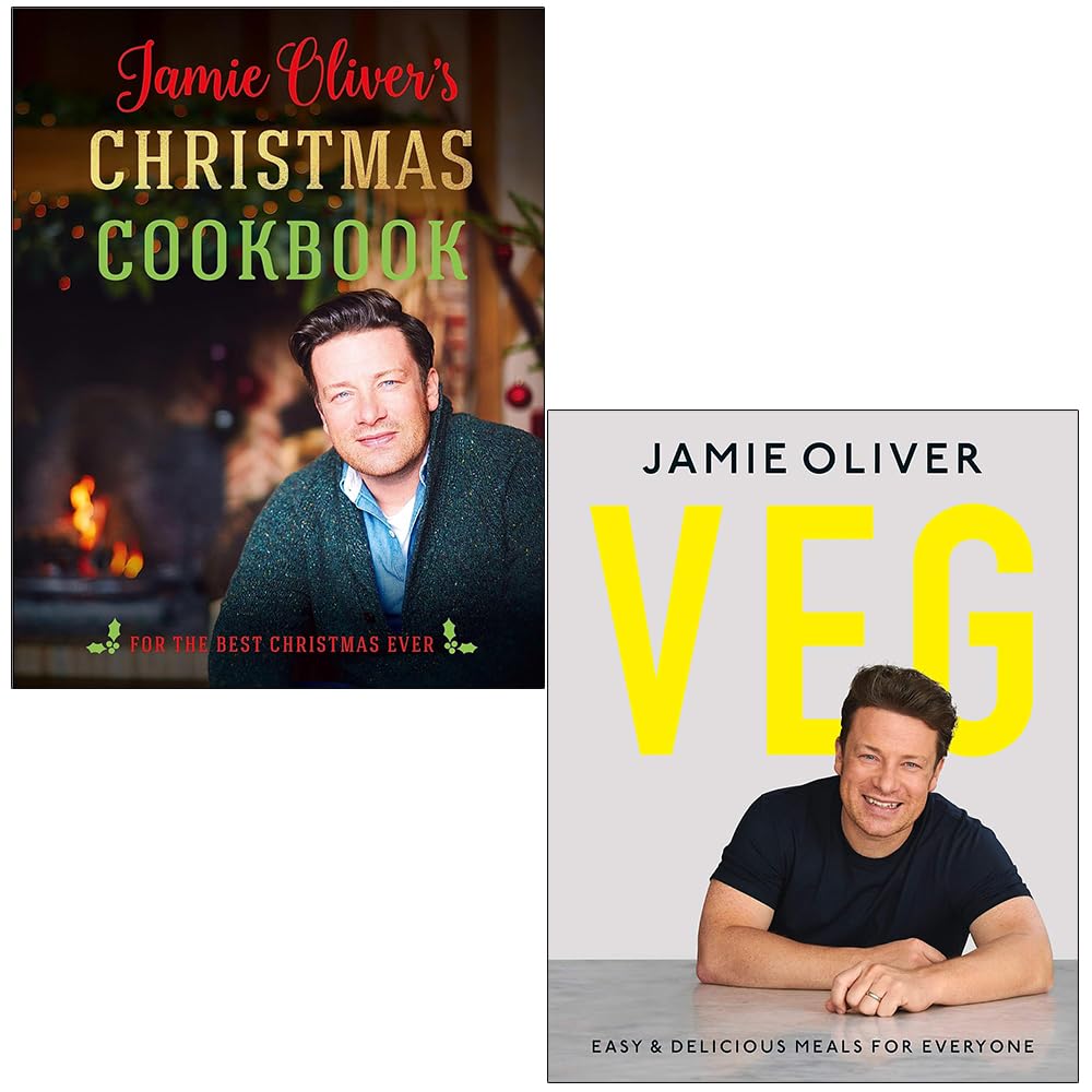 Jamie Oliver Collection 2 Books Set (Jamie Oliver's Christmas Cookbook ...