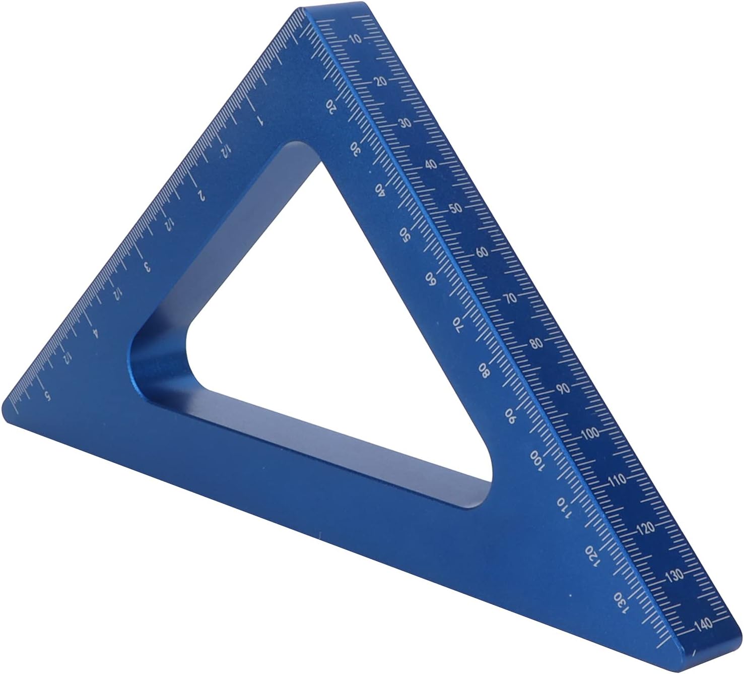Metal Square, Rafter Square Ruler 45 Degree Aluminum Alloy Angle Ruler ...