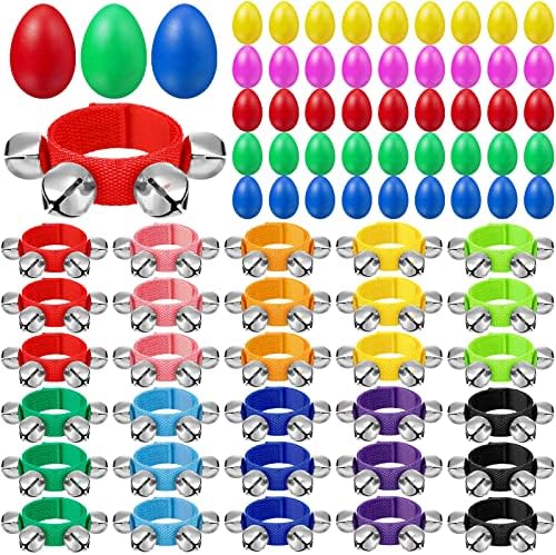 Amazon.com: Honoson 75 Pcs Easter Egg Shaker Musical Instruments for ...