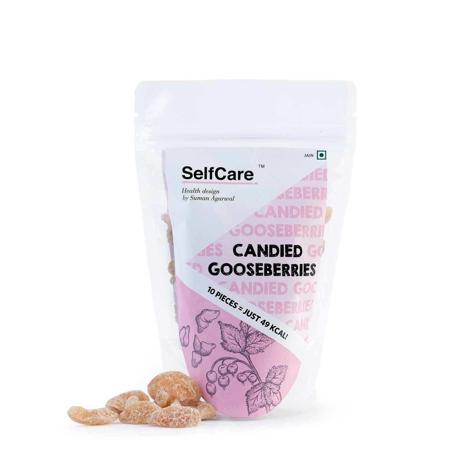 SelfCare By Suman Agarwal Candied Gooseberries Pack of 1 100g | Sweet ...