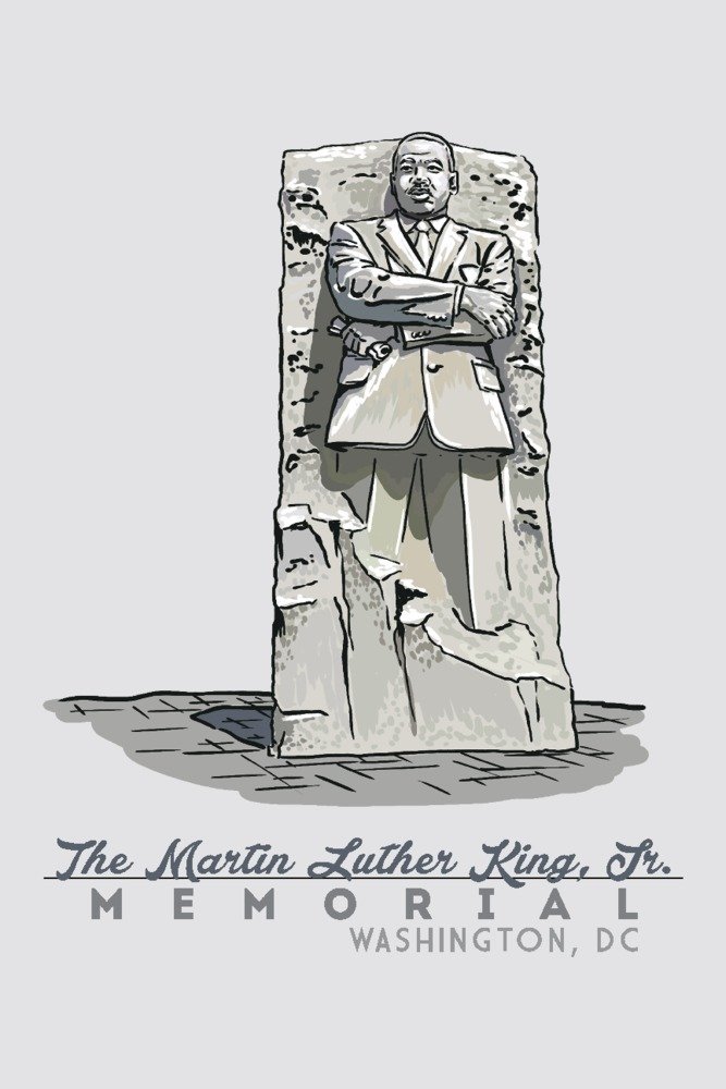 Martin Luther King Jr Line Drawing