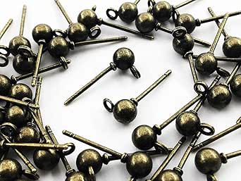 Amazon.co.jp: AP0996 Piercing Parts Set, Kinkomi 40 Pieces, 0.2 inches ...