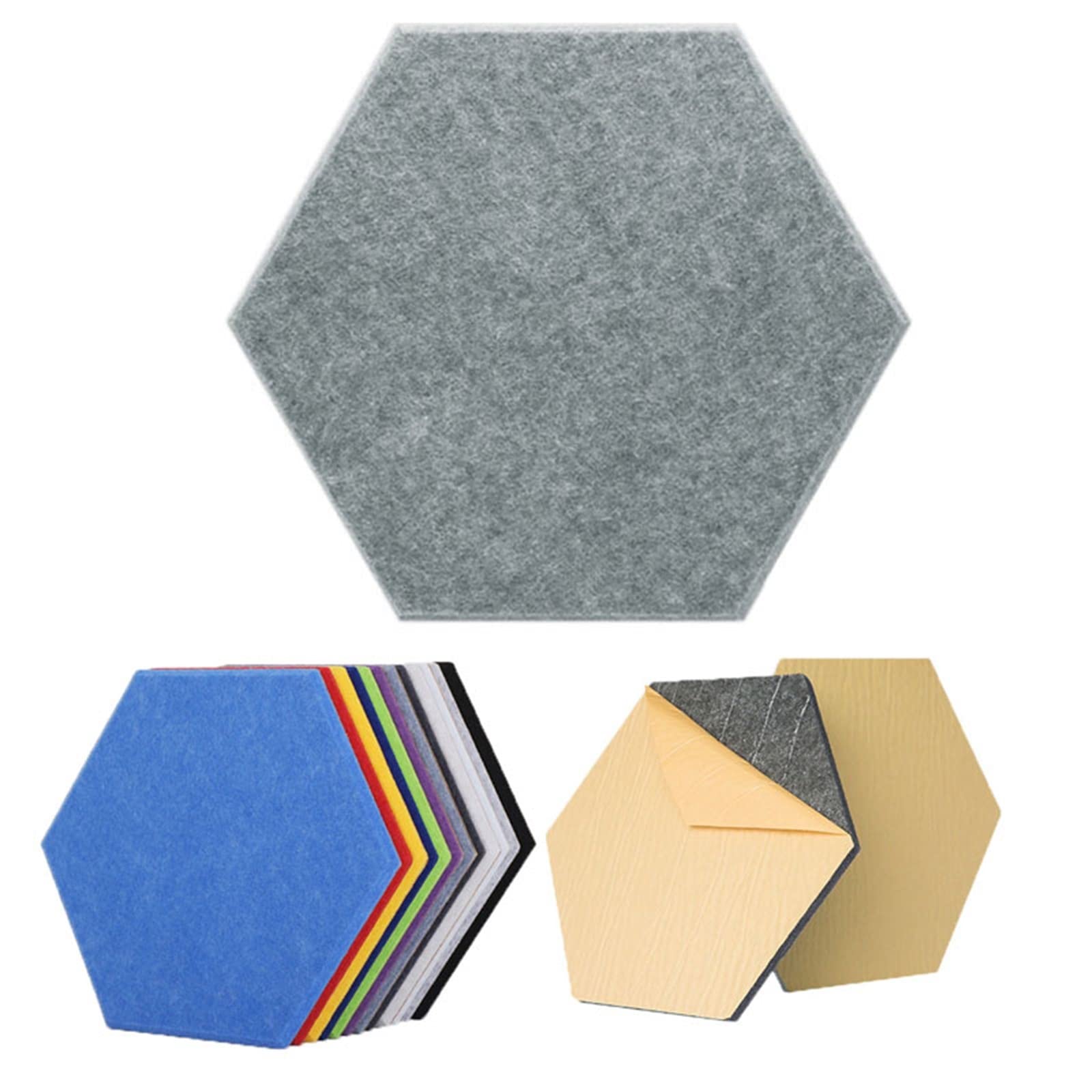 Buy 10 Pack Hexagon Sound Proof Panels Acoustic Soundproofing Panels ...