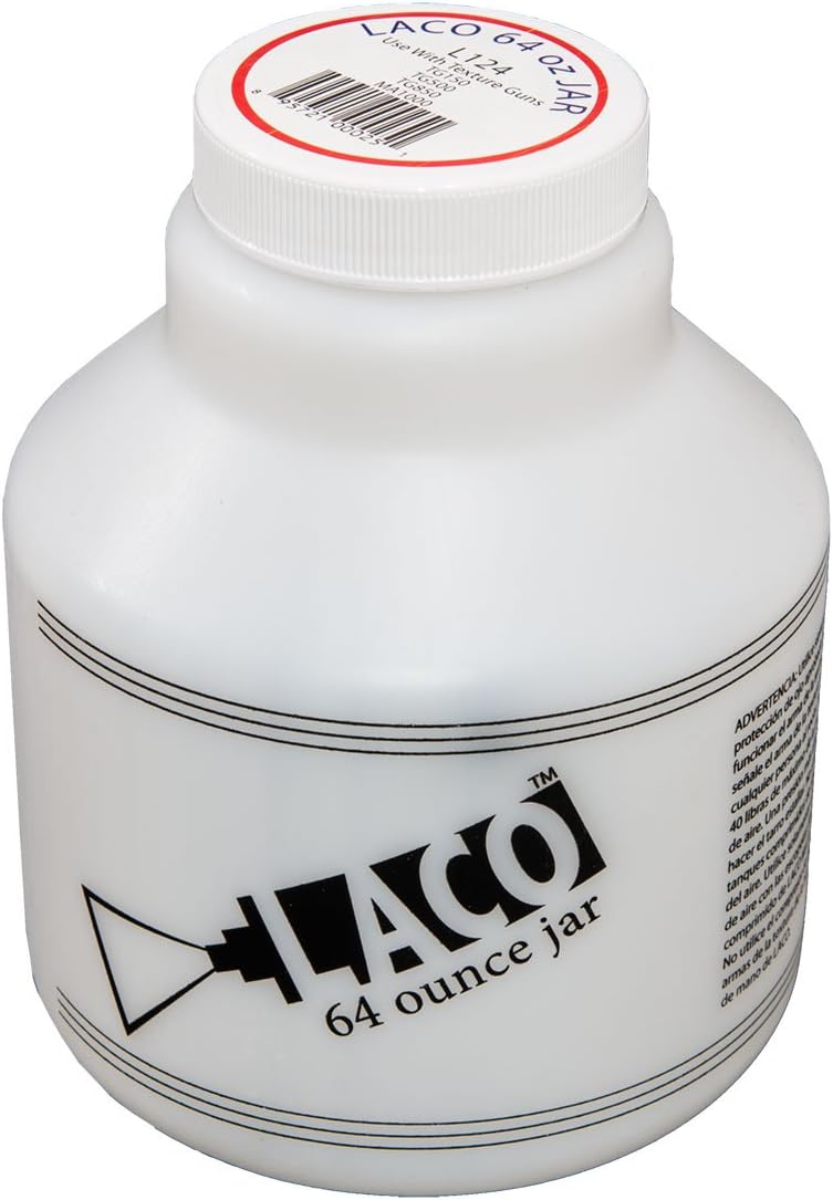 Amazon.com: Laco Texture Gun Replacement Bottle/Jar - 64 oz. for ...