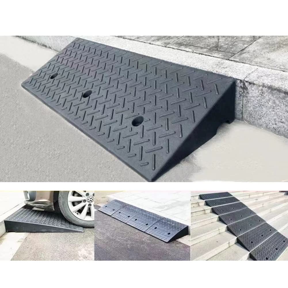 Buy Rubber Curb Ramps, Heavy Duty Loading Rubber Curb Ramp Driveway ...