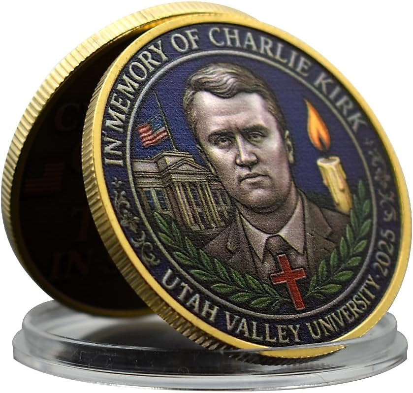 Amazon.com: Charlie Kirk Memorial Commemorative Coin Set - 1993-2025 Martyr for Truth and ...