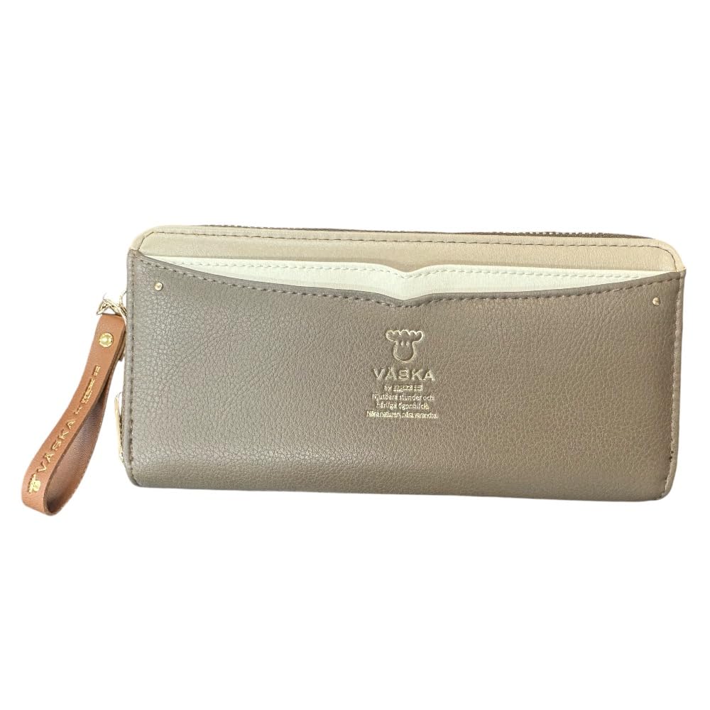 Amazon | [K-PARTS] VASKA by moz ベスカバイモズ シルフィー ラウンドファスナー長財布 モズ モズ財布 moz VASKA ヘラジカ 財布 長財布 サイフ 多機能 ...