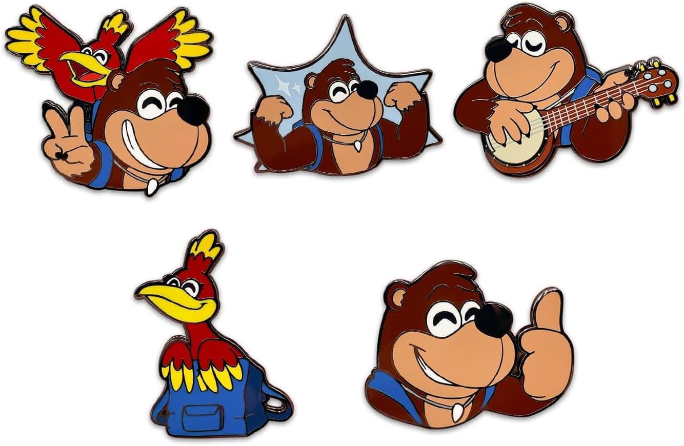 Amazon.com: Youtooz Banjo Kazooie Pin Set, Official Licensed Banjo ...