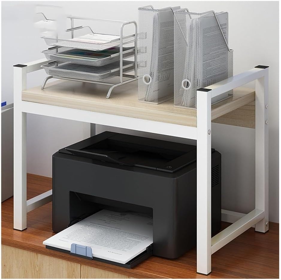 Office Organization Shelves Desktop Stand for Printer Multi-Purpose ...