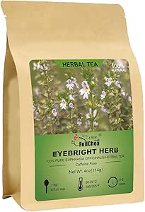 FullChea - Eyebright Herb Tea - 4oz/114g - Natural Tender Euphrasia ...