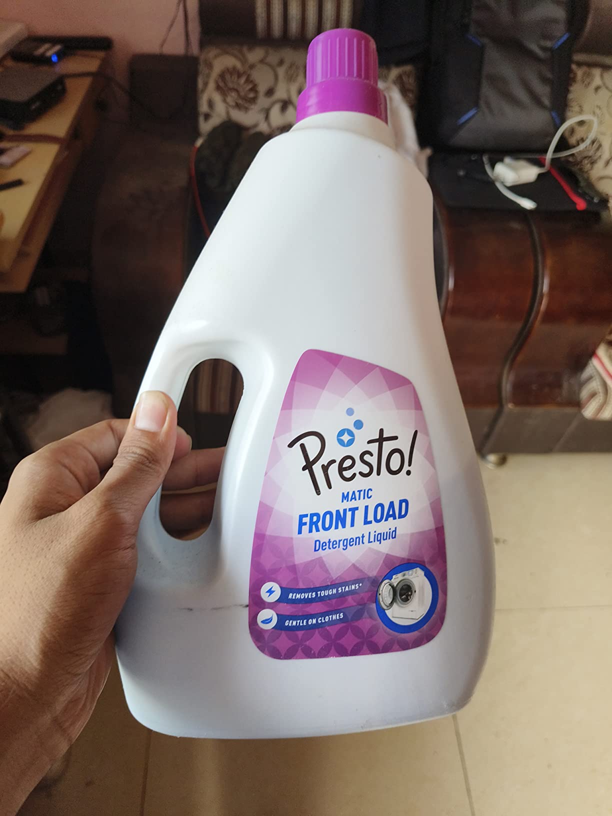 Amazon Brand - Presto! Matic Front Load Detergent Liquid, Jar - 2 Ltr ...