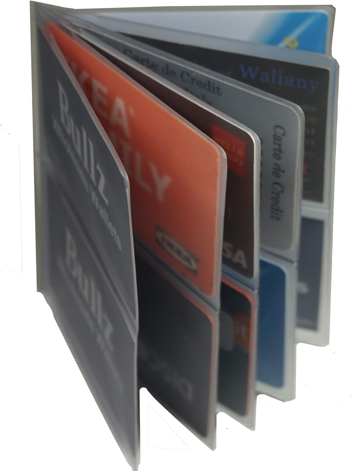 Amazon.com: Set of 2 Heavy Duty Vinyl 6 Pages Hipster Wallet Inserts ...