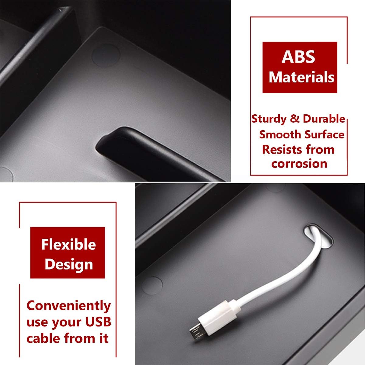 Snapklik.com : TTCR-II For Chevy Blazer Center Console Organizer 2019 ...
