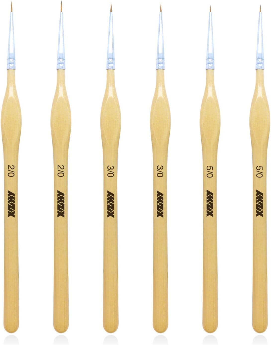 Amazon.com: 6Pcs Miniature Paint Brushes Set Fine Detail Paint Brush ...