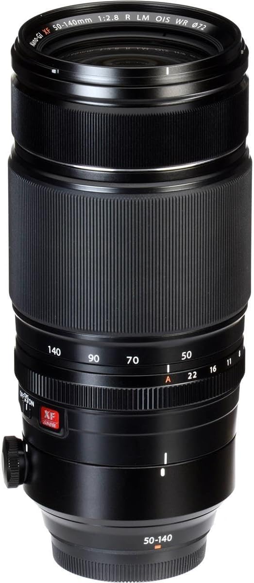 Fujifilm 16443060 Black Fujinon Zoom Lens XF50-140mm F2.8 R LM OIS WR ...