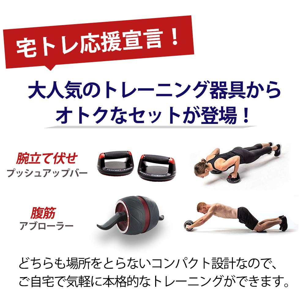 Buy Perfect. Upper Body Kit Push Up Elite and Ab Roller Carver Pro 2 ...