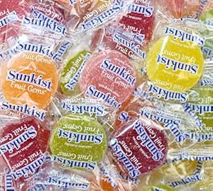Amazon.com : Fruit Gems candy – Assorted Citrus Flavors, 12oz Bulk Bag ...