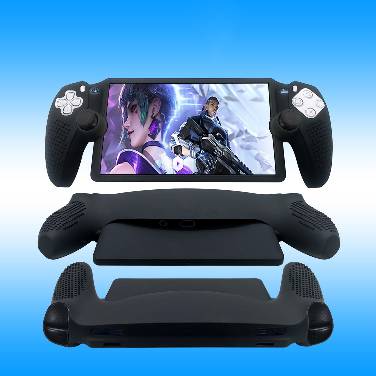 Snapklik.com : JOYSOG Anti-Slip Silicone Cover Case For Playstation ...