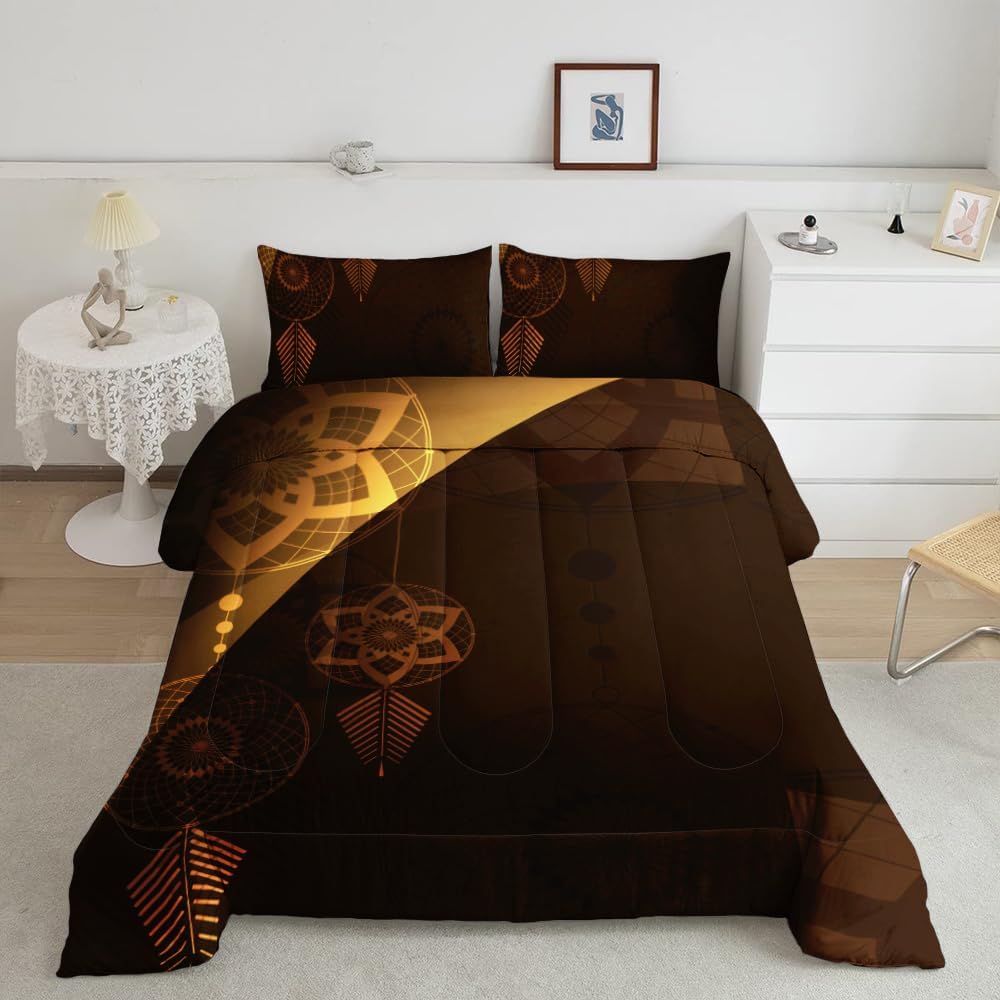 Amazon.com: Native American Bedding - Modern Dreamcatcher Comforter Set ...