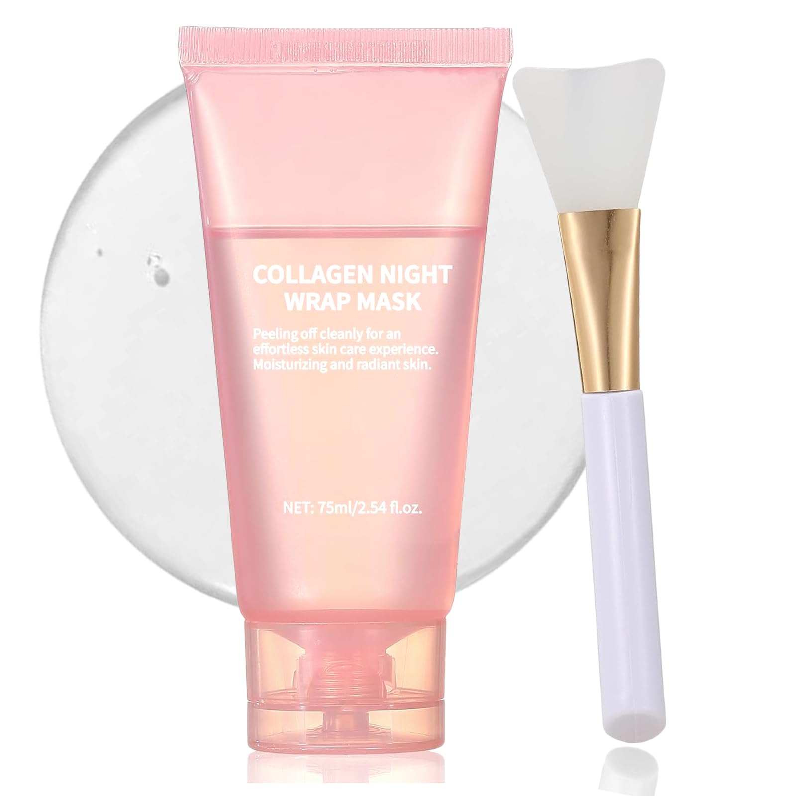 Collagen Overnight Wrapping Mask Peel Off Collagen Face Mask Hydrates ...