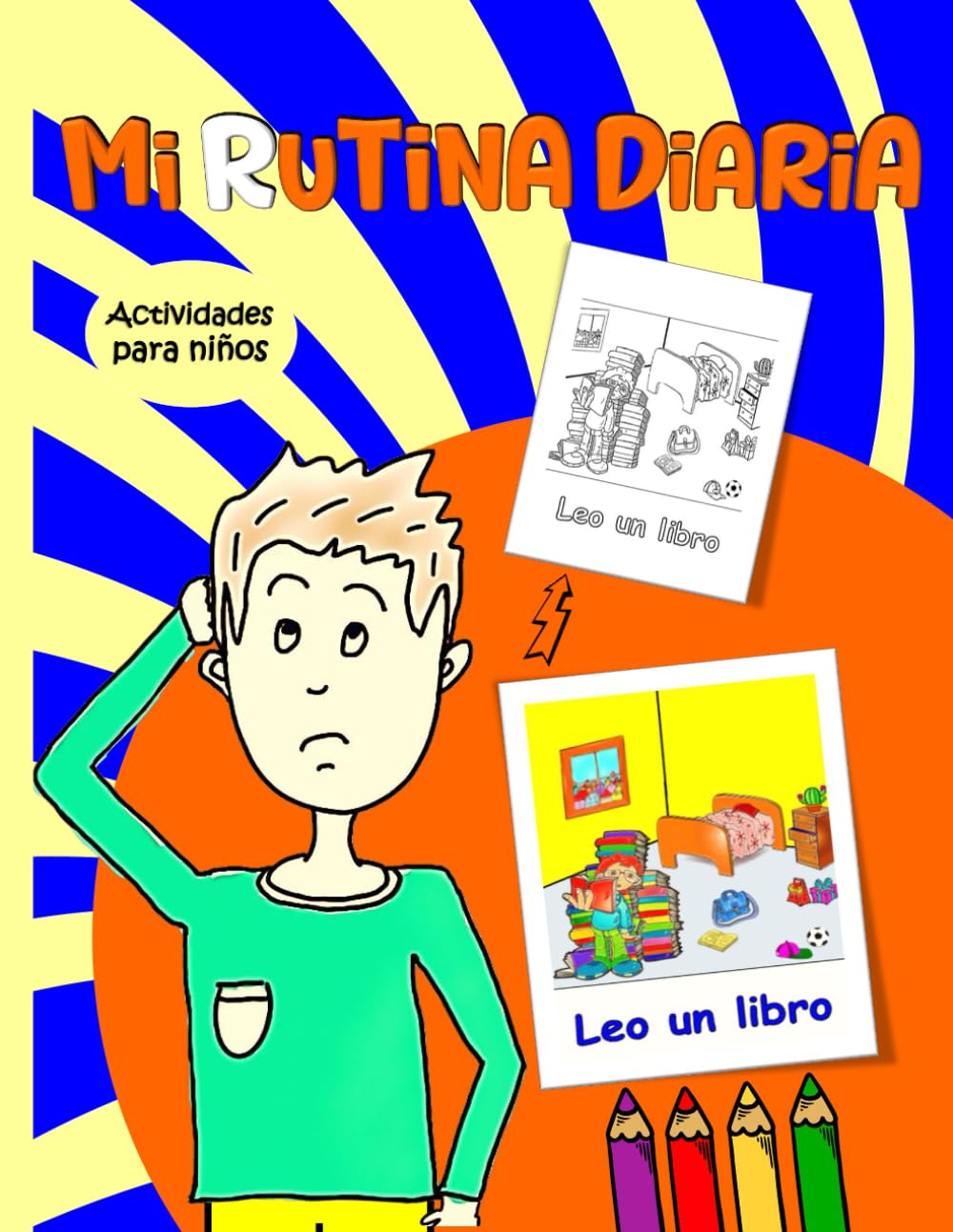 Mi rutina diaria para niños y niñas: Dibujos para colorear de la rutina ...