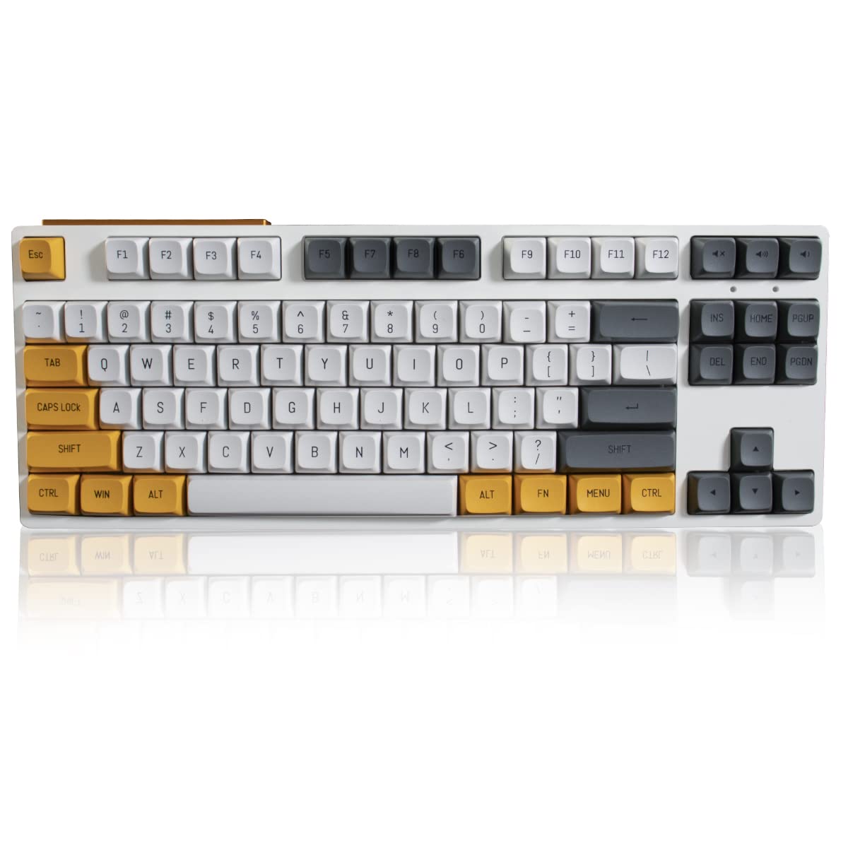 Buy Keycaps 226 Keys MSA Profile Yellow Heavy Industry Double ISO/ANSI ...