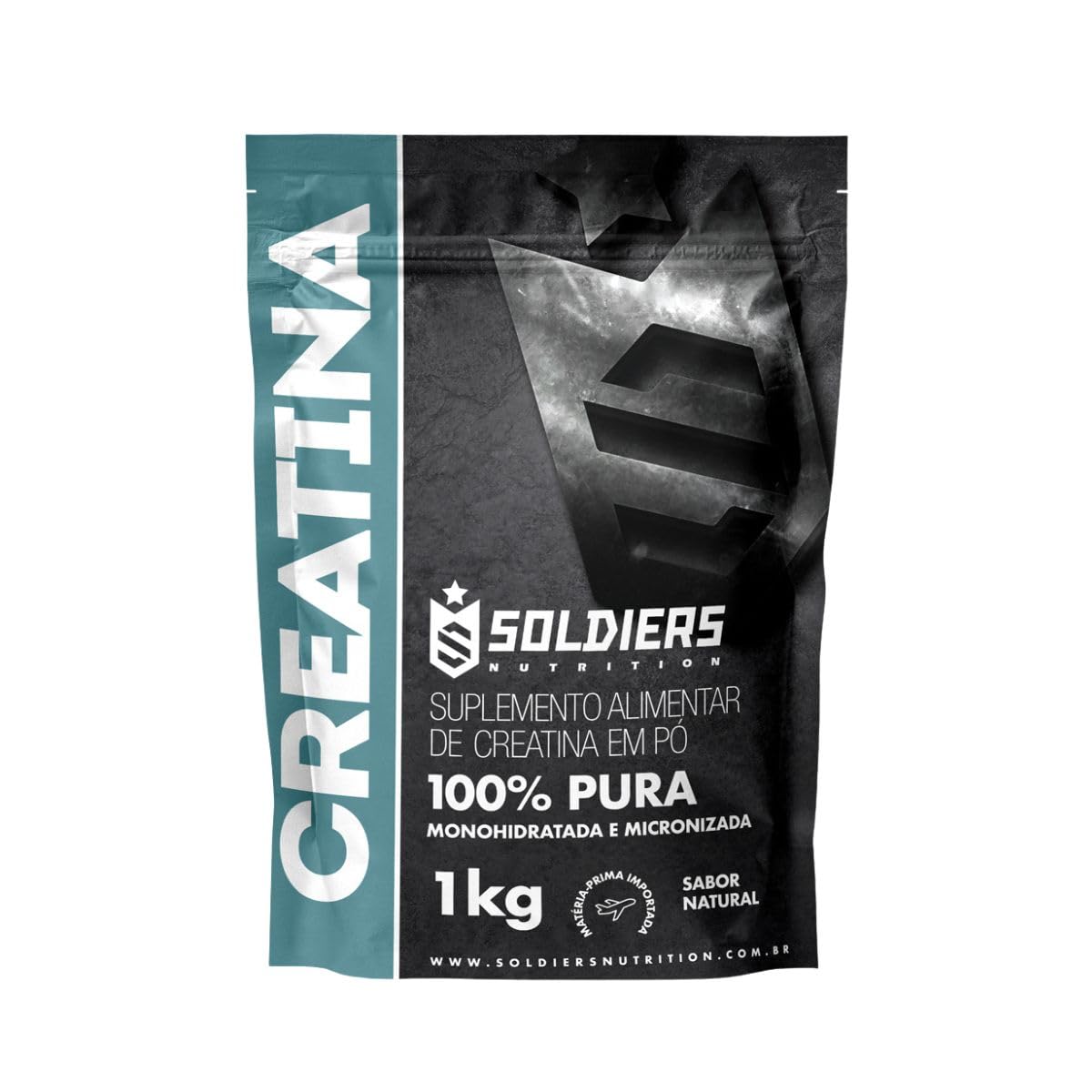 Creatina Monohidratada 1Kg - 100% Pura Importada - Soldiers Nutrition ...