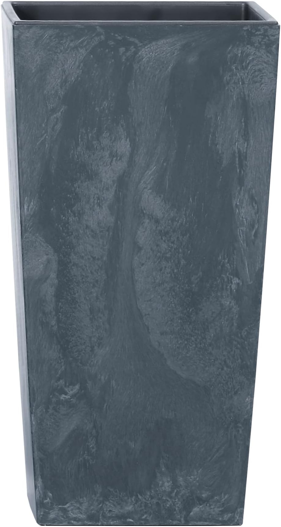 ECO GARDEN Recyled Rubber Plant Pot, Slate, 50cm : Amazon.co.uk: Garden