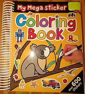 Buy My Mega Sticker Coloring Book Book Online at Low Prices in India ...