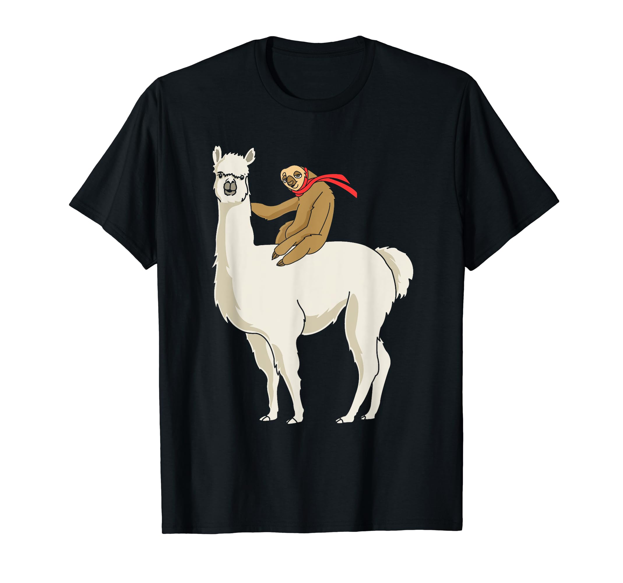 Amazon.com: Sloth Riding Llama Shirt Funny Gift : Clothing, Shoes & Jewelry