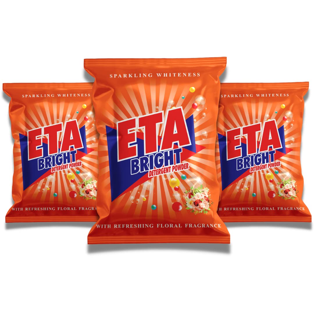 ETA Detergent Powder 450 gm (Pack of 3, 1350 gms) : Amazon.in: Health ...