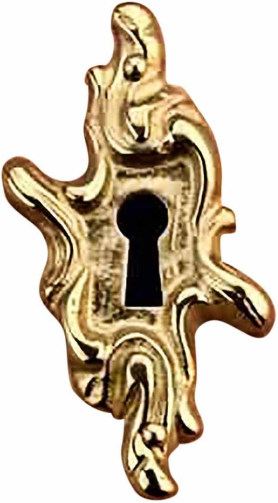Cast Antique Brass Fancy Keyhole Cover | 2" W x 1 1/4" H | Keyhole ...