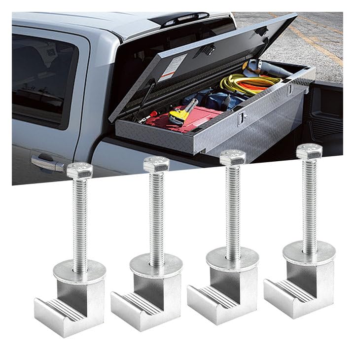Amazon.com: 4PCS Truck Tool Box Mounting Kit, J Hook Truck Toolbox ...