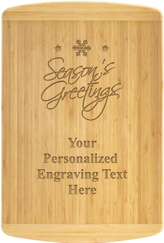 Amazon.com: Custom Bamboo Cutting Board, 12" x 18" Custom Engraved ...