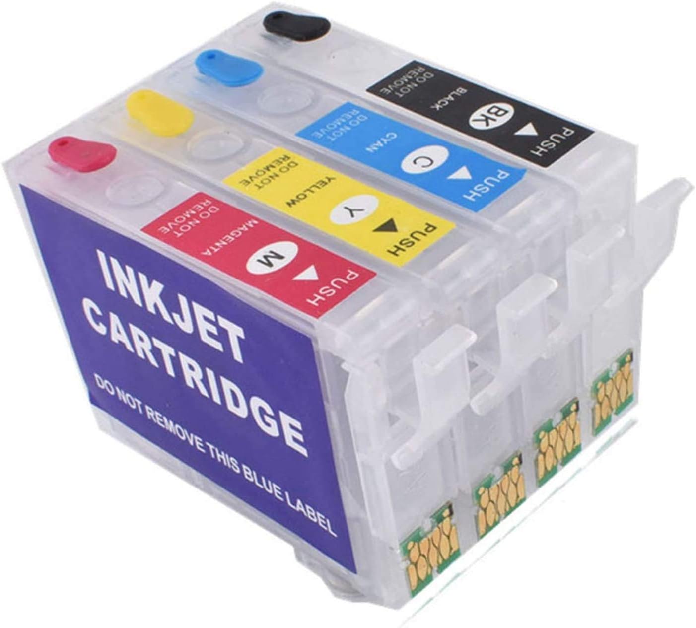 Amazon.co.jp: XOYA エプソン IC76 IC4CL76 詰め替え カートリッジ 自動リセットチップ PX-M5040F PX ...