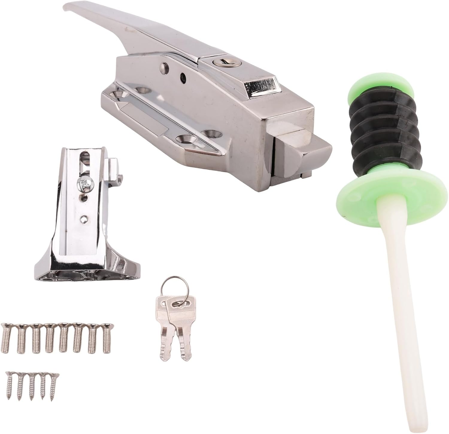 Luejnbogty Safety Freezer Door Latch Handle Set with Adjustable Offset ...