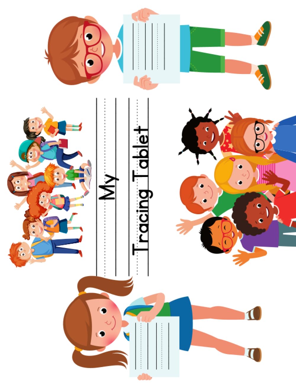 My Basic Tracing Tablet For Kids - A 50 Page Dotted Line Tablet ...