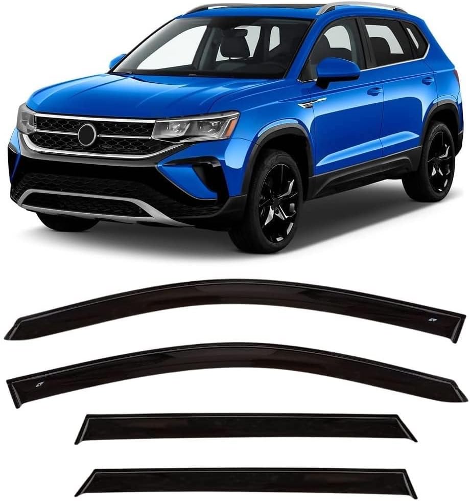 Amazon.com: CT Wind Visor Deflectors Set of 4-Piece - Car Ventvisor ...