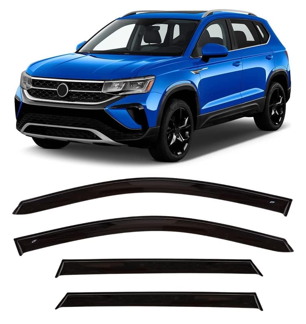 Amazon.com: CT Wind Visor Deflectors Set of 4-Piece - Car Ventvisor ...