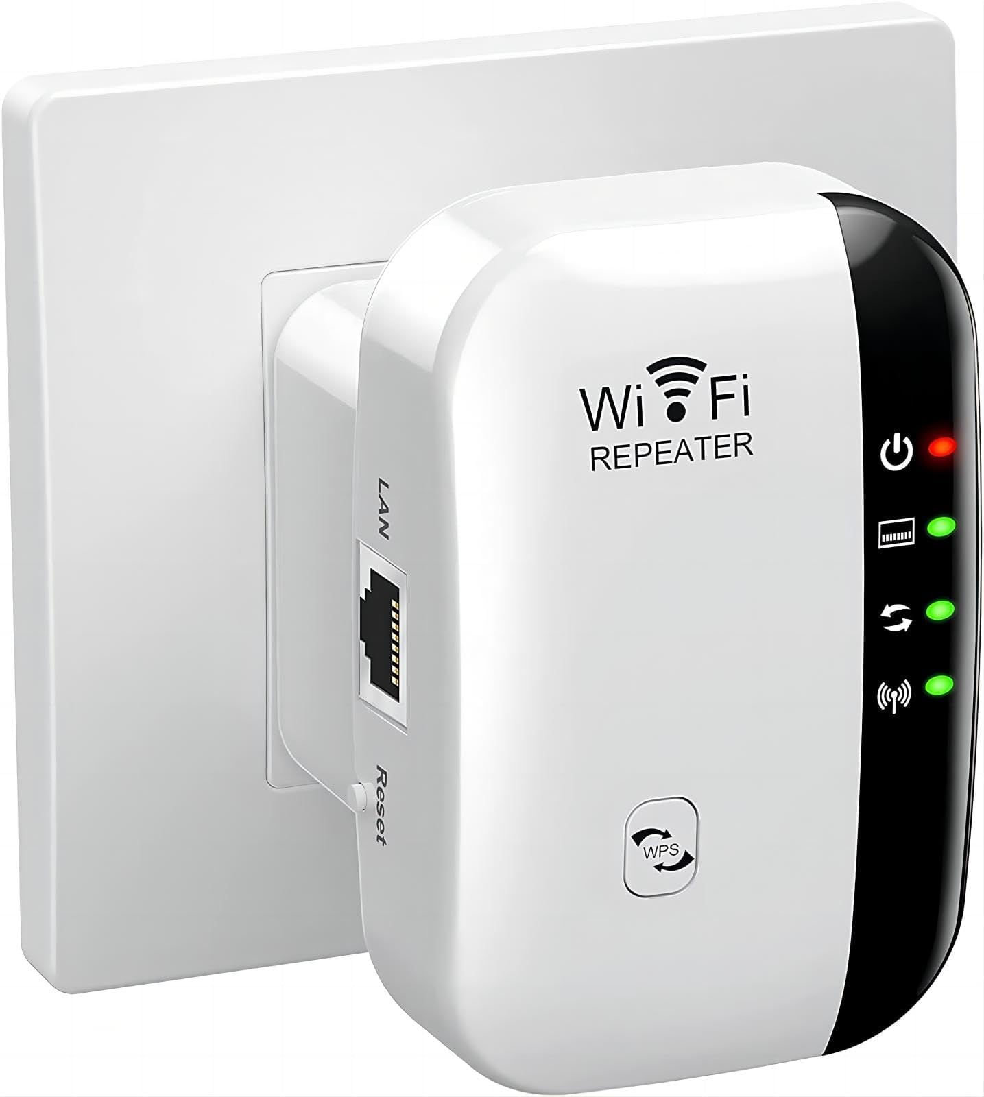 Ubcwin WiFi Extender, WiFi Repeater, Covers Up to 3650 Sq.ft and 45 ...