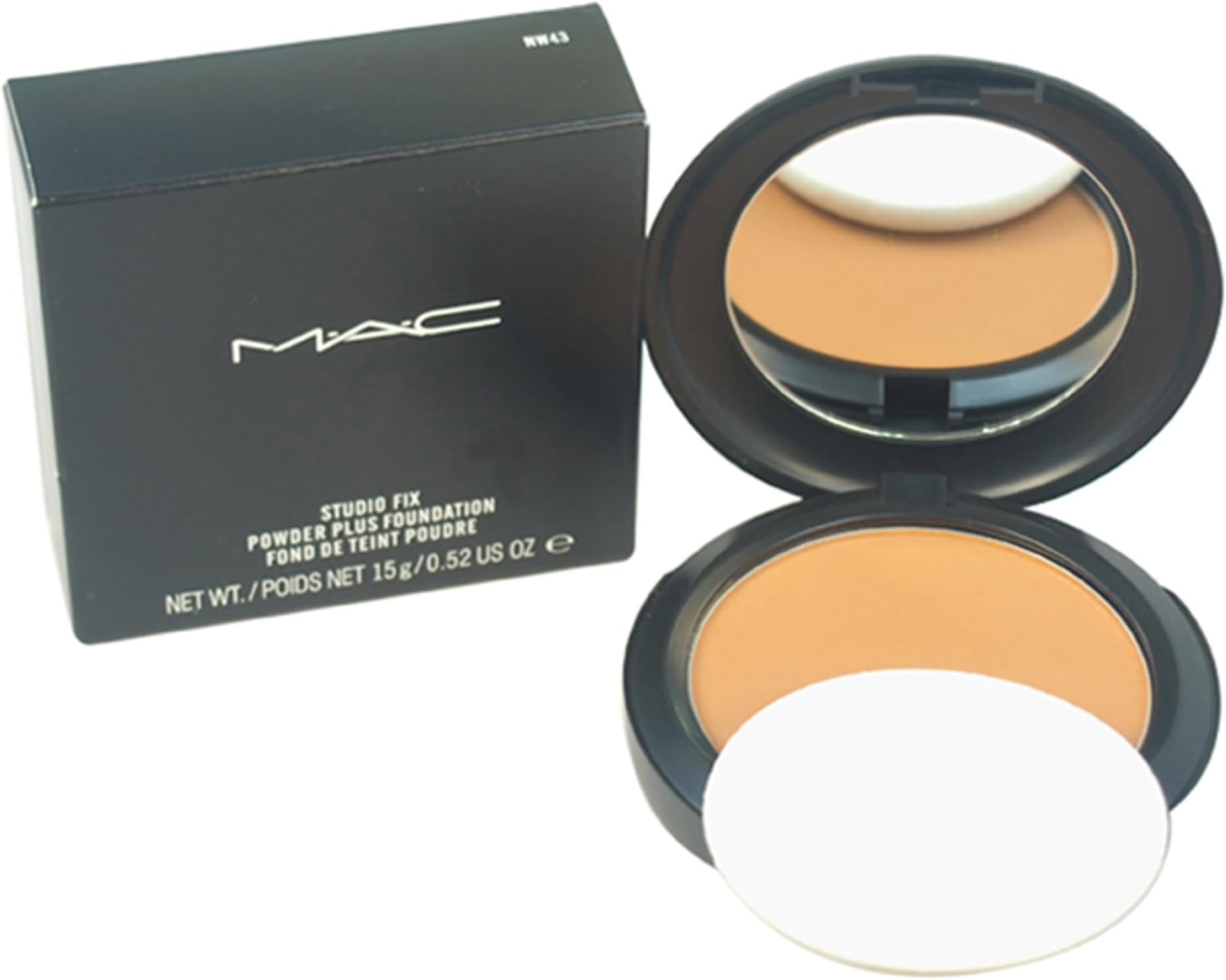 Amazon.com : Studio Fix Powder Plus Foundation - NW43 by MAC for Women ...