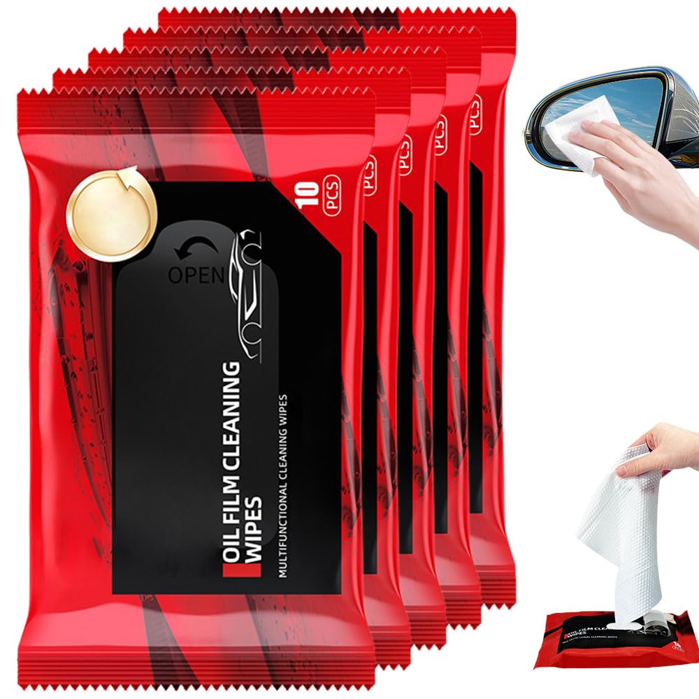 Amazon.com: Car Glass Oil Film Removal Wipes, Automotive Oil Film ...