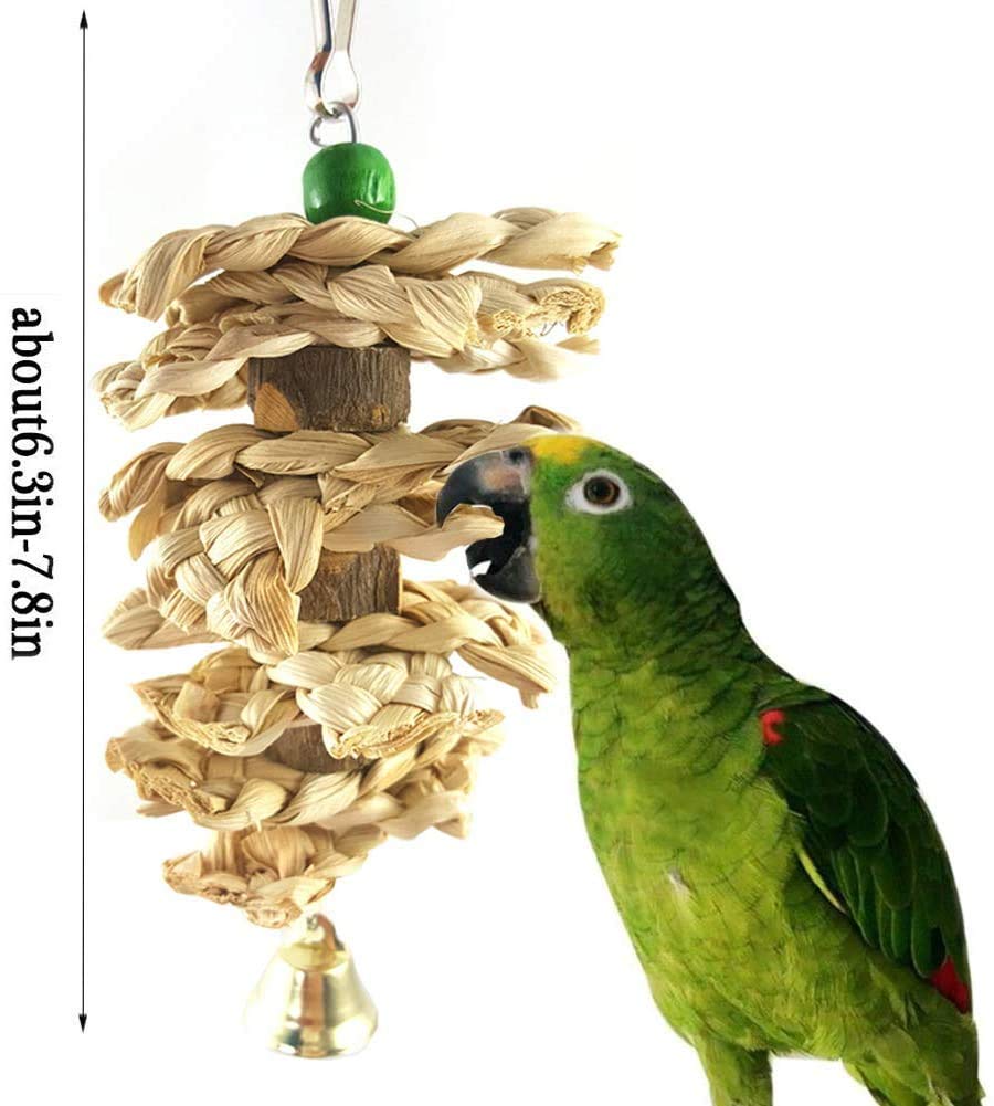 Snapklik.com : Parrot Toys Chewing Bird Toy Cuttle Bone Beak Grinding ...