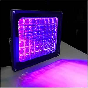 UV LED Light, 50W 100W 200W 300W UV Ultraviolet Curing Lamp 365nm 395nm 405nm Glue Resin Green ...