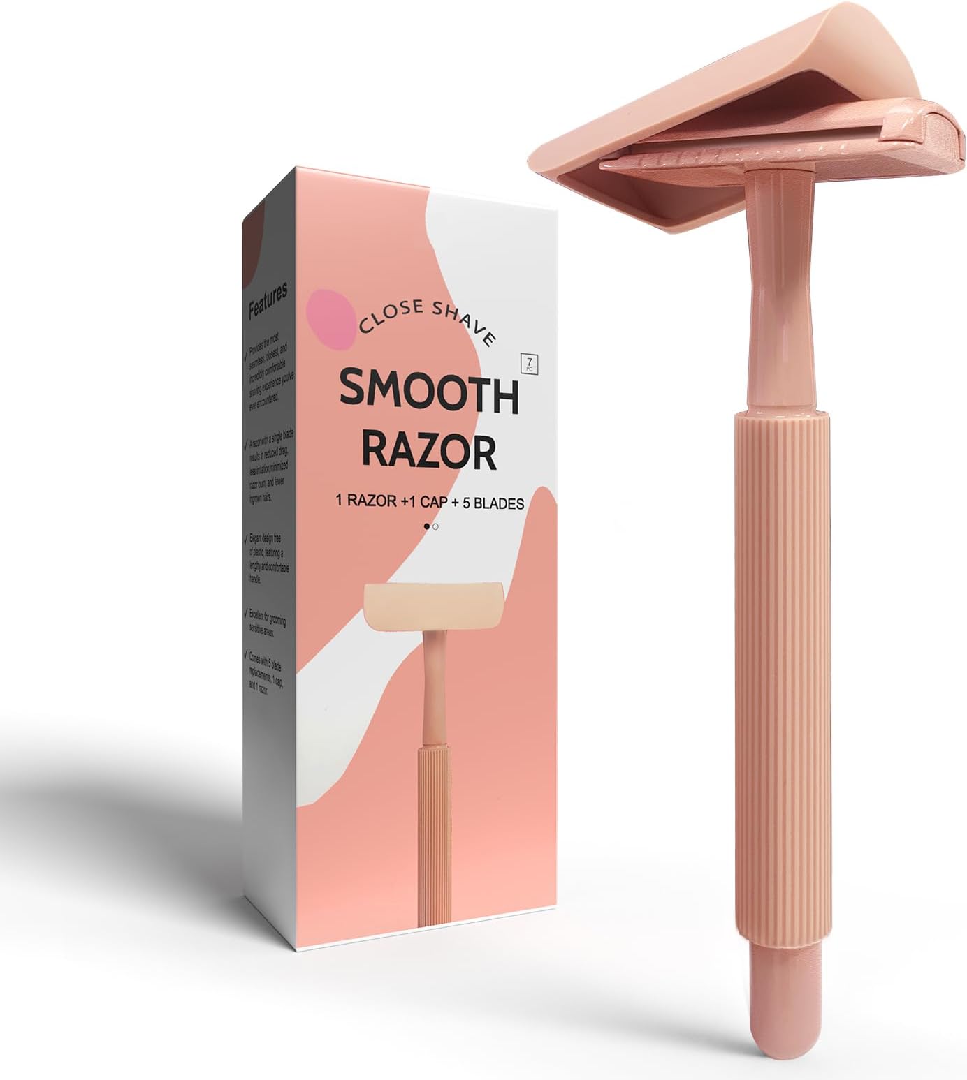 Amazon.com: Double Edge Safety Razor - Reusable Single Blade Razors for ...