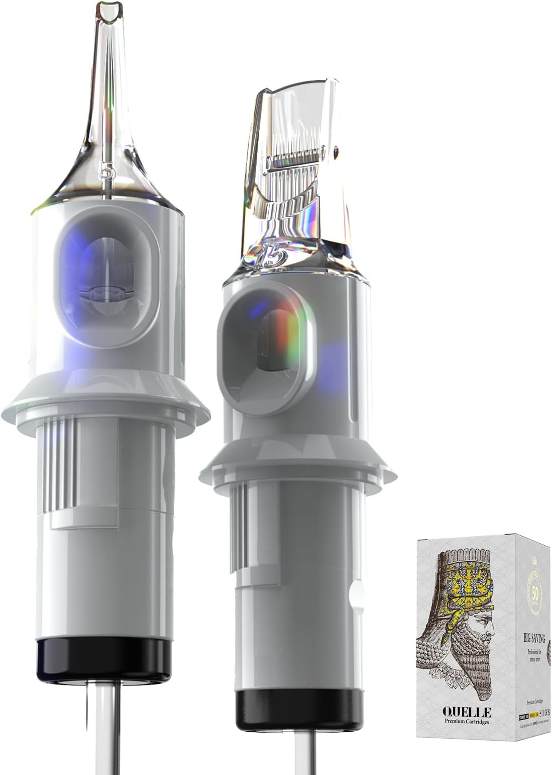 Amazon.com: Tattoo Needles Cartridge 50Pcs Assorted Sizes 0.35mm RL+RM ...