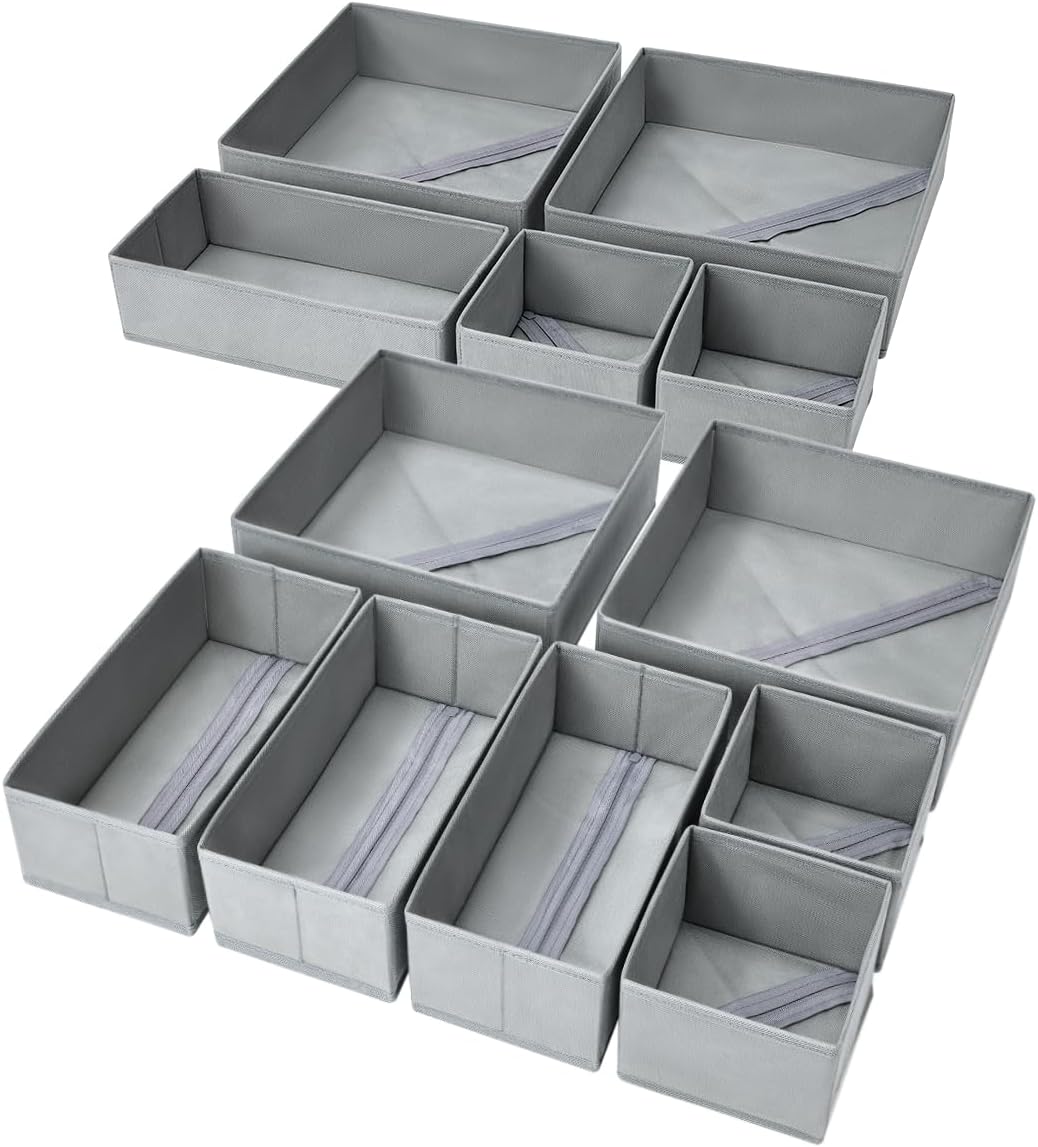 Amazon.com: mDesign Soft Fabric Dresser Drawer and Closet Storage ...