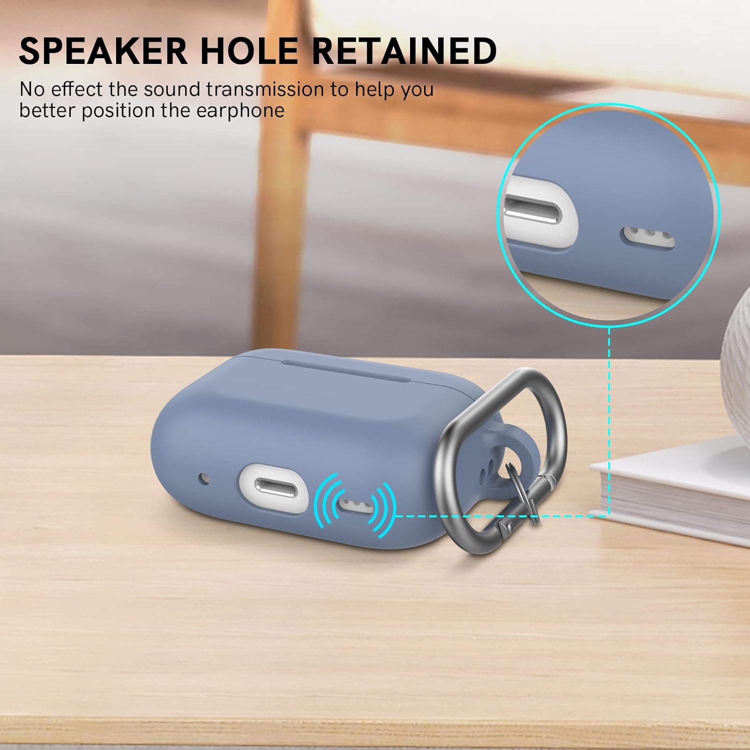 Delidigi for AirPods Pro 2 Case 2022, Ultra Thin Full Body Silicone Protective Case Cover Skin ...