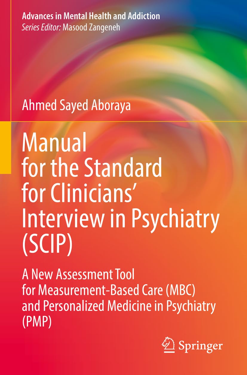 Buy Manual for the Standard for Clinicians’ Interview in Psychiatry ...