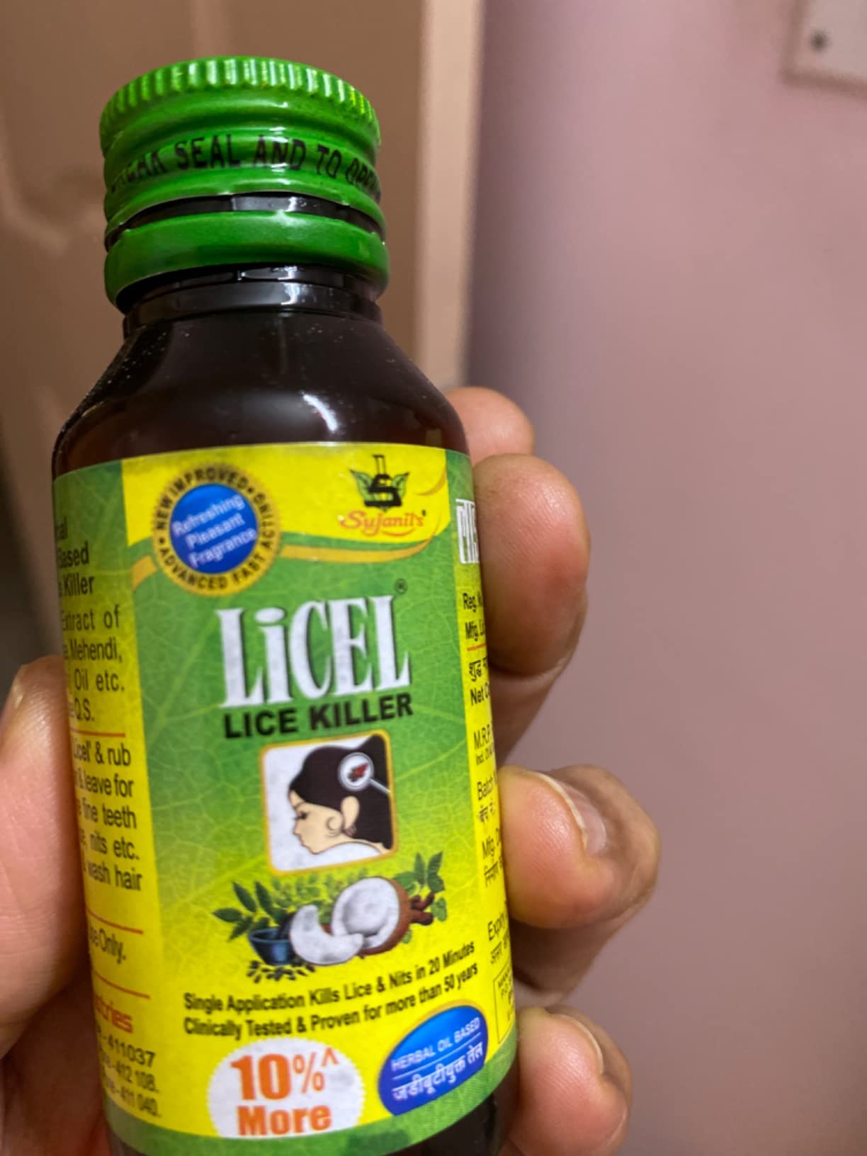 Buy Licel Herbal Lice Nit Killer Oil 55ml Pack of 3 Online at Low ...